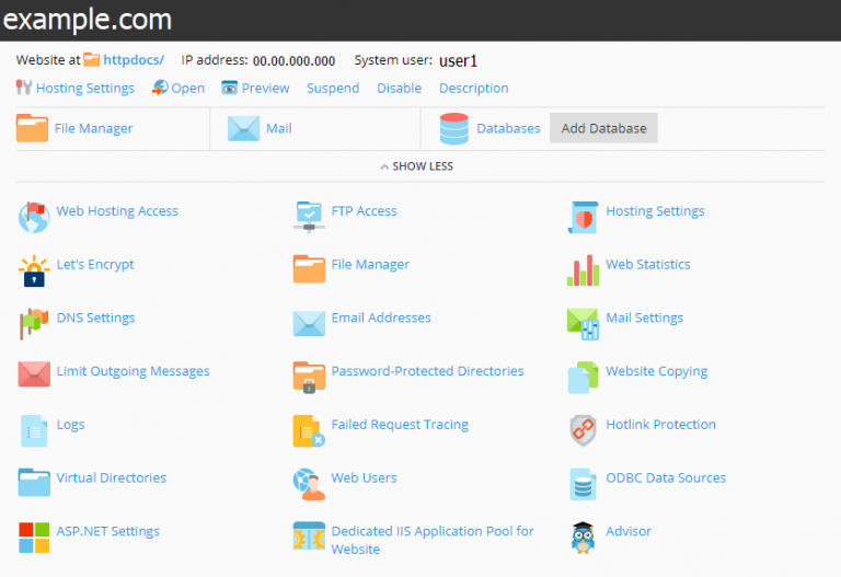 Overview of Plesk Interface Network EGYPT Web Hosting , Cloud Servers ...